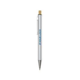 Penna blu alluminio riciclato bambù | Da 0,52€